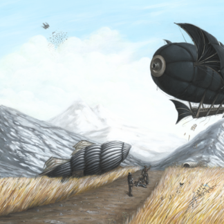 The Navigator 7×5 Open-Edition Metallic | SteamPunk Art, Fantasy ...